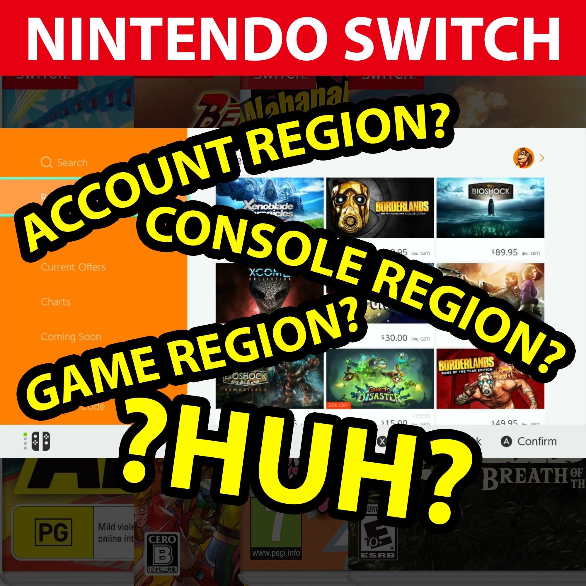 Nintendo Switch – Account Region, Console Region, Game Region… Huh ...