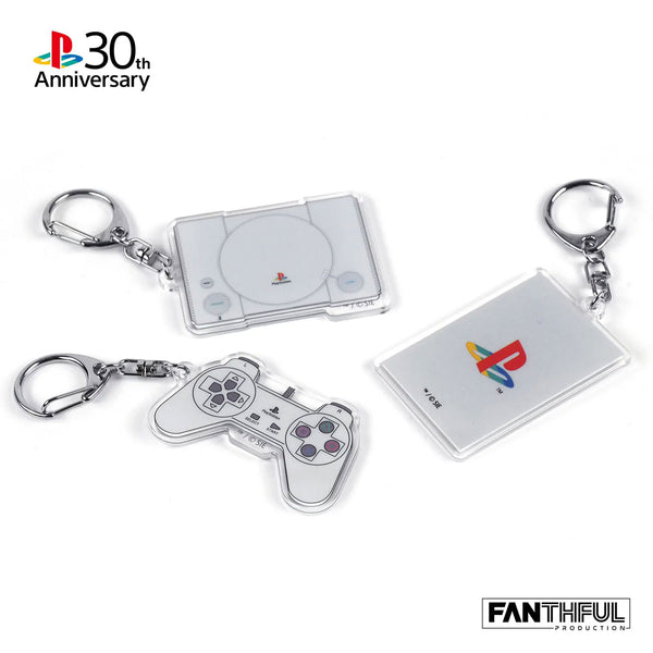 PlayStation 30th Anniversary Acrylic Keychain (Set of 3 Pieces ...