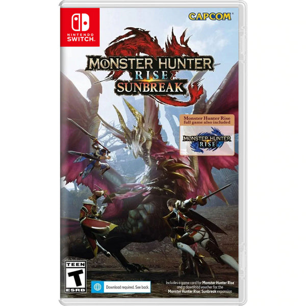 Nintendo Switch Monster Hunter Rise + Sunbreak Expansion Code ...